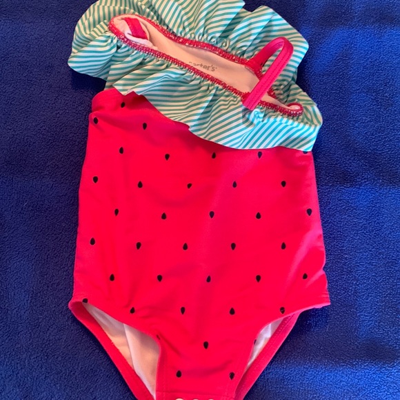 Swim | 12 Month Girl Watermelon Swimsuit | Poshmark